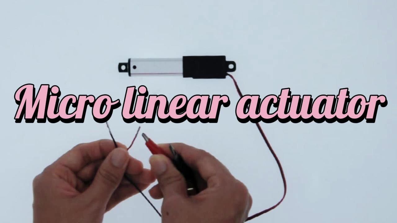 6v 12v 24v 10/17.5/21/25/30/50/75/100mm Stroke Micro Mini Linear ...