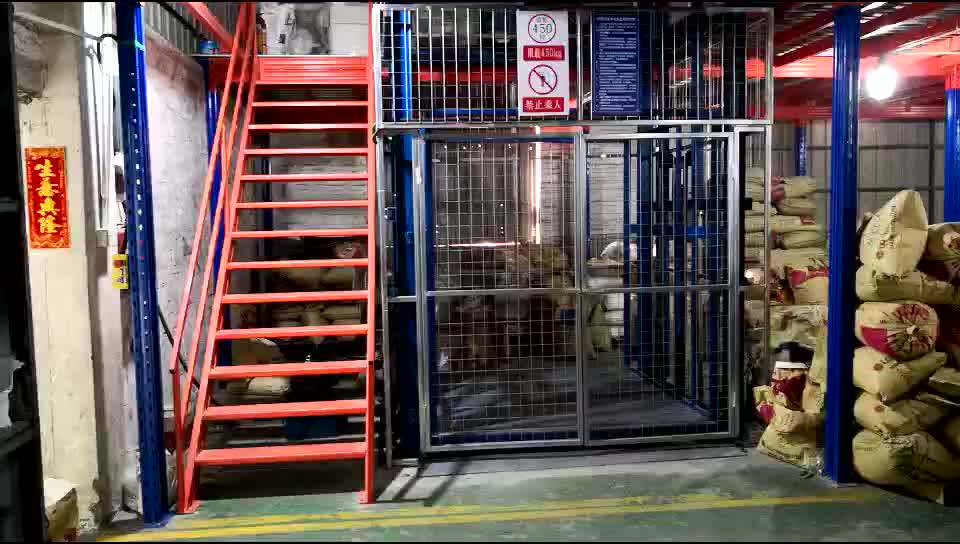 500kg Hydraulic Small Building Mini Elevator Used Cargo Elevator For ...