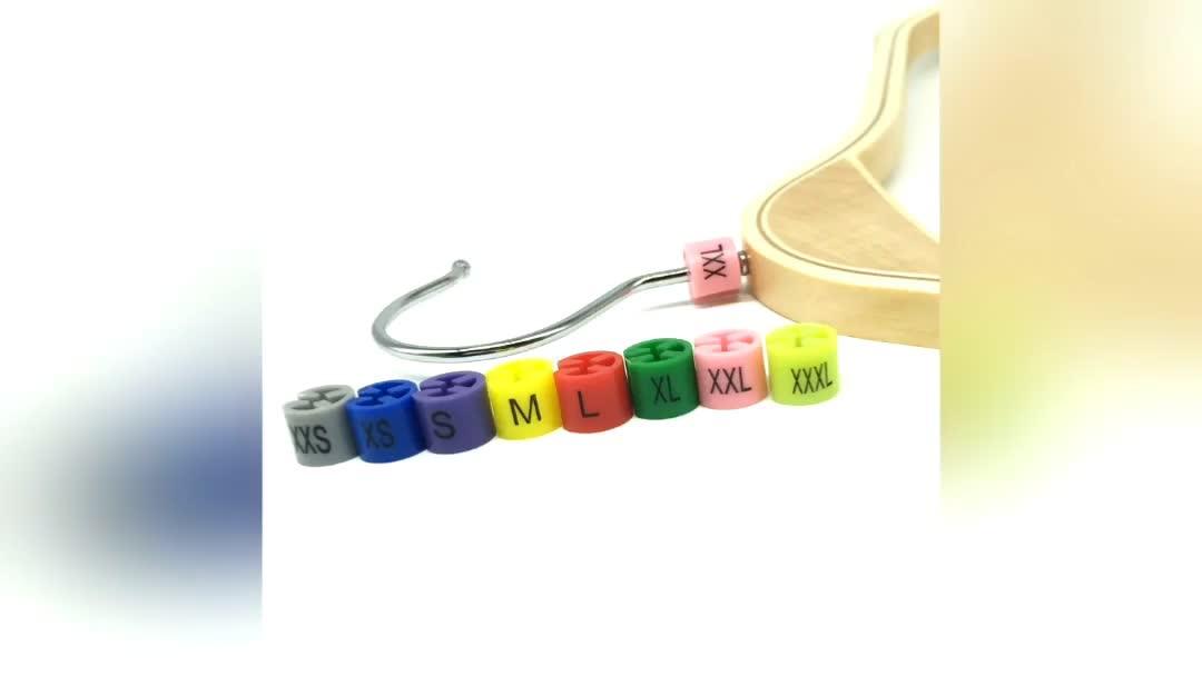 Number Size Markers For Hangers Round Size Tags Clothes Rack Colorful ...