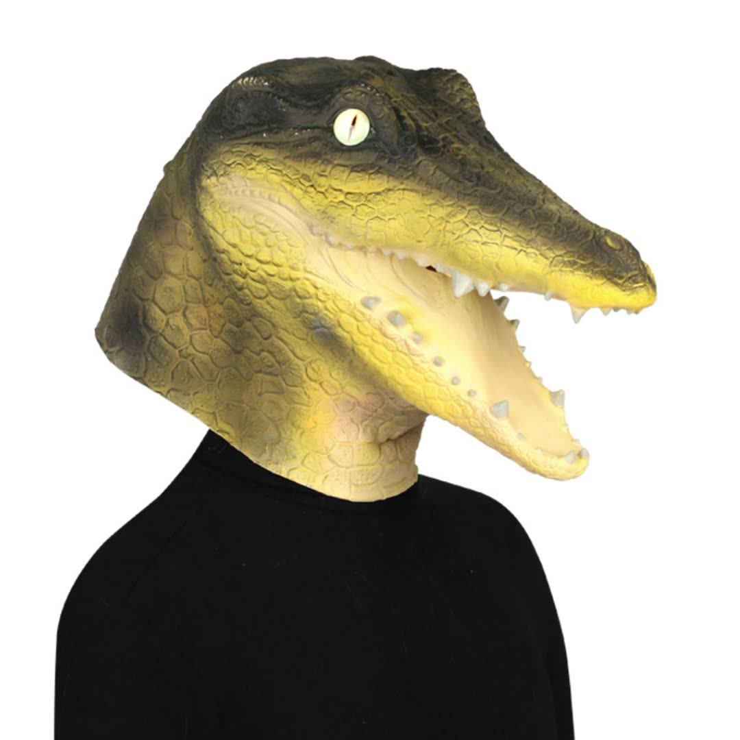 Latex Mask Realistic Halloween Horror Scary Mask Full Face Ferocious ...