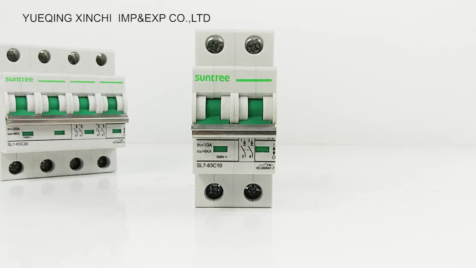 Suntree Iec Solar Pv Dc Breaker 4 Pole Dc Mcb 1000v 20 Amp Mini Circuit Breaker Mcb - Buy 4 Pole ...