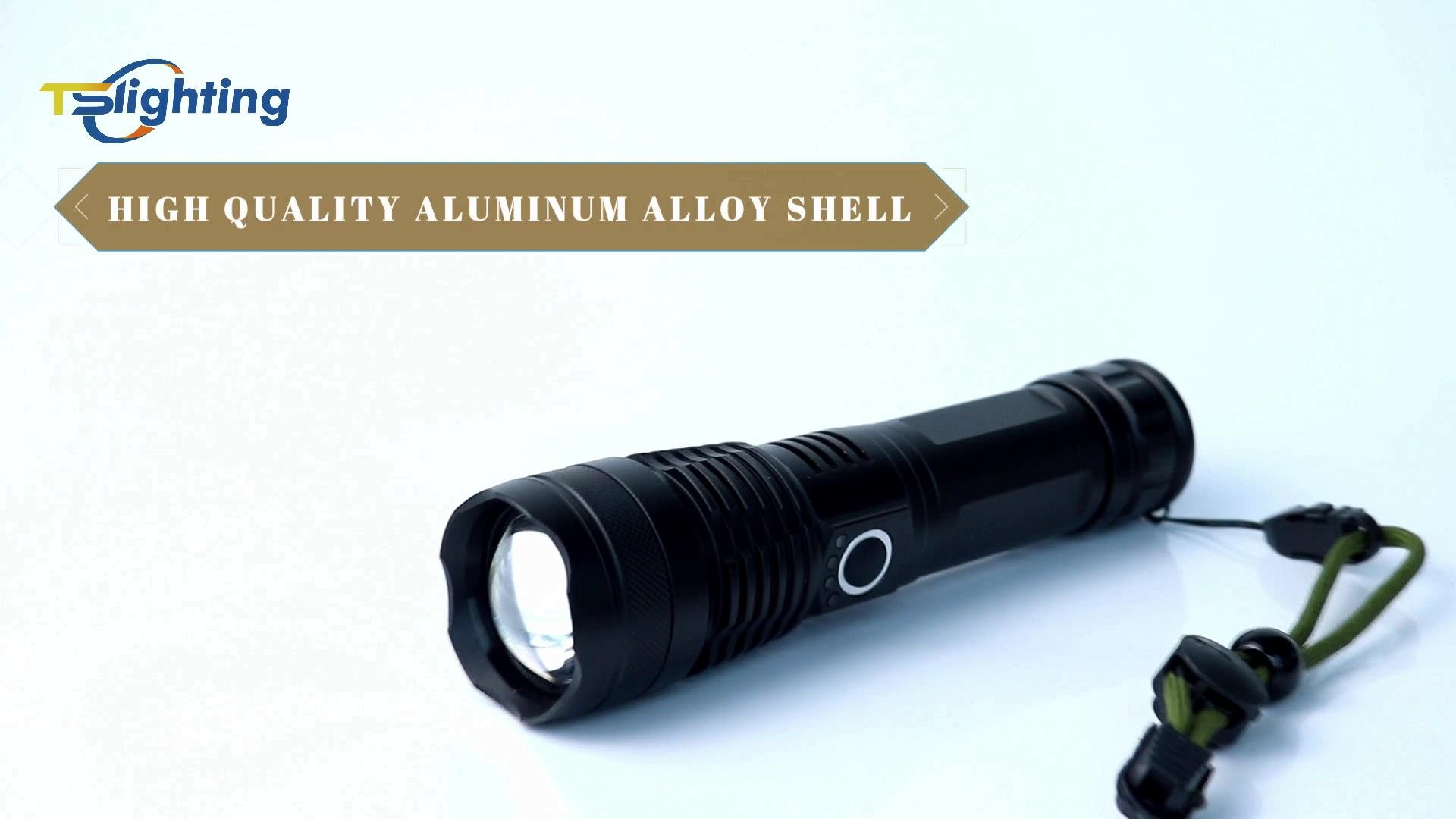 2000 Lumens Super Bright Led Flashlights 3km Aluminium Alloy Waterproof Zoomable Self Defensive ...