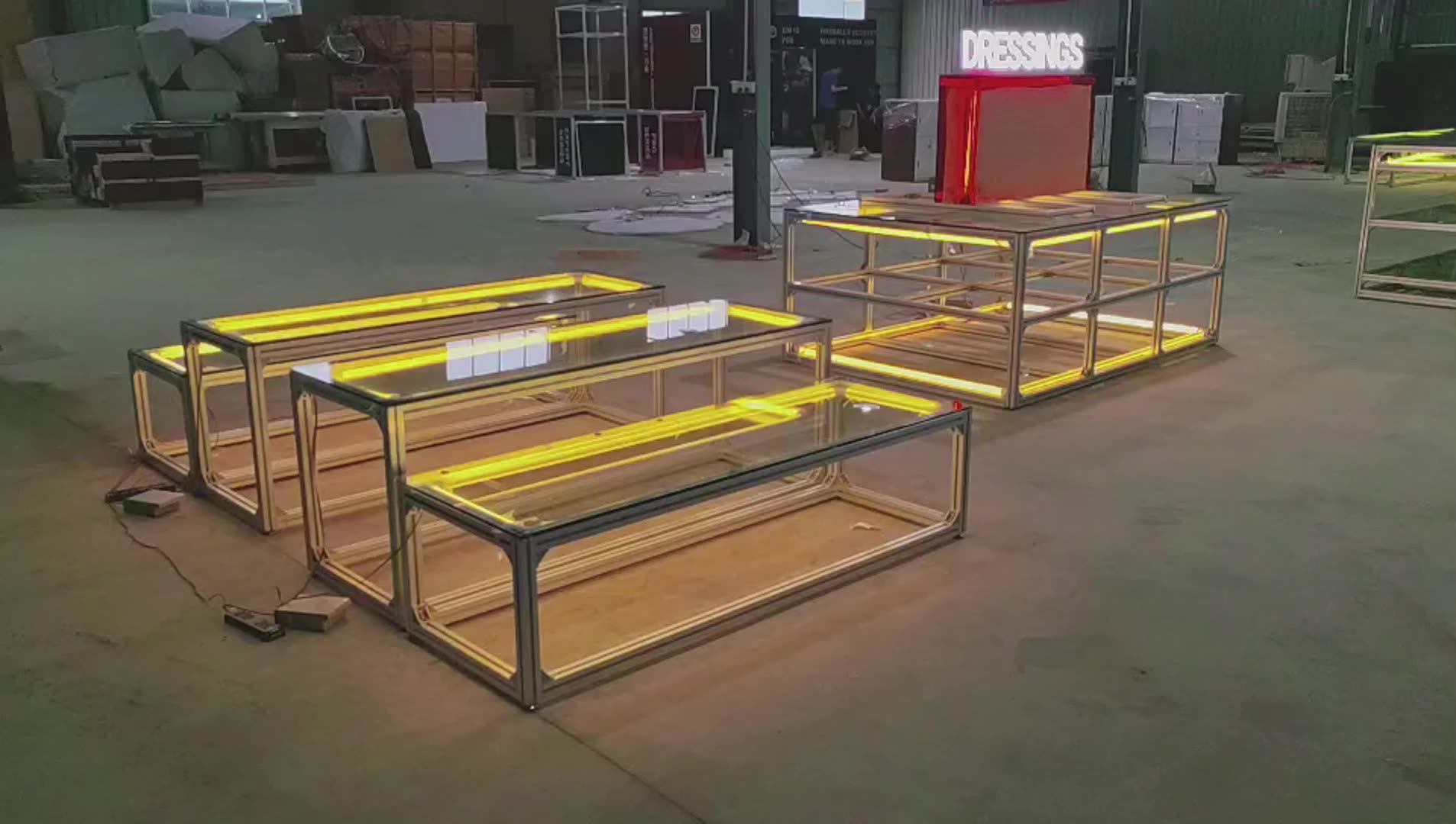 Aluminum Trade Show Booth Backlit Exhibition Display Exhibition Modules ...