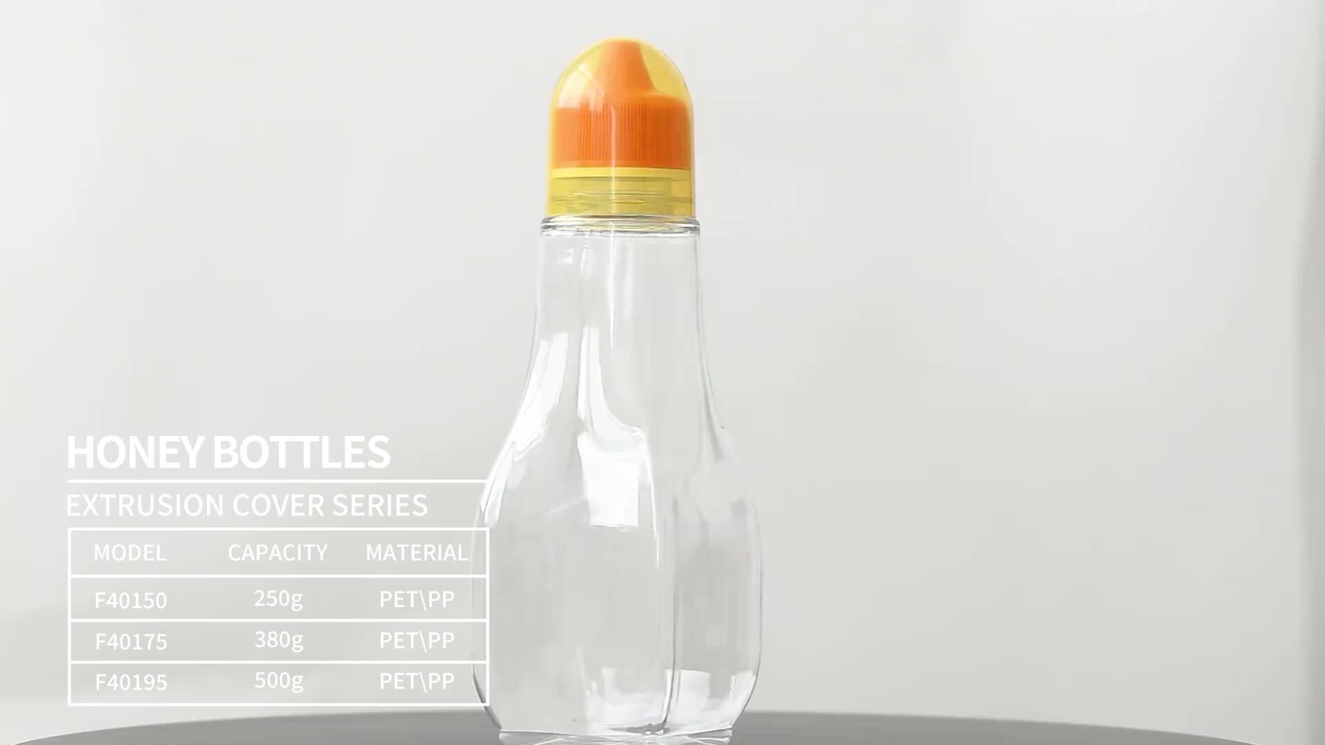 Easy To Squeeze Transparent Plastic Honey Squeeze Bottle Plastic ...