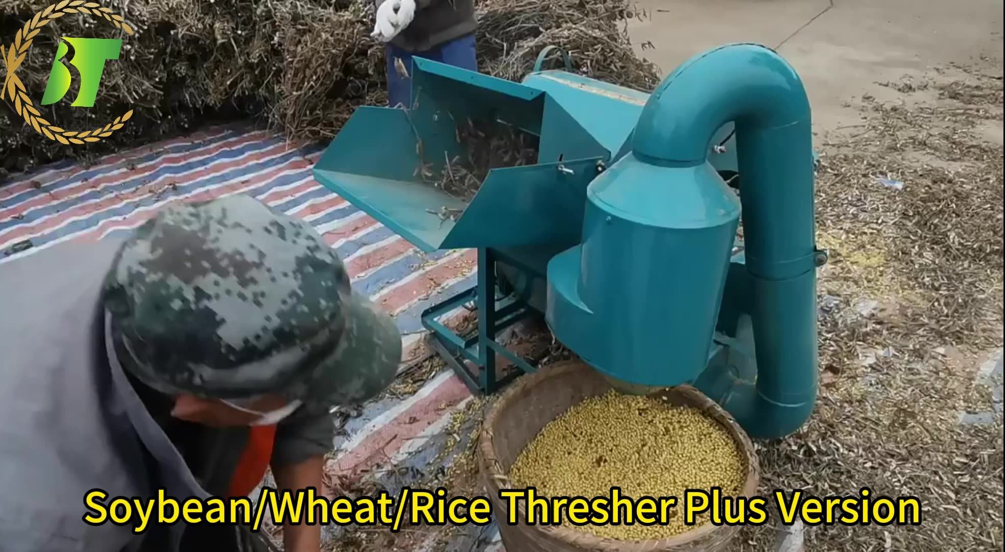Multifunctional Wheat Threshing Machine Agriculture Portable Wheat ...