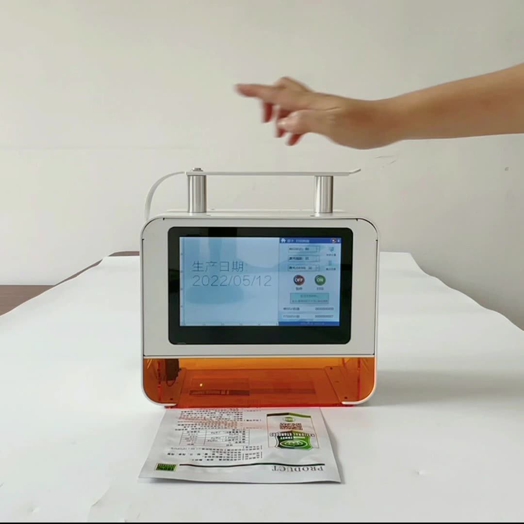 Portable Mini Hand Laser Printer Bar Code Handheld Laser Marking ...