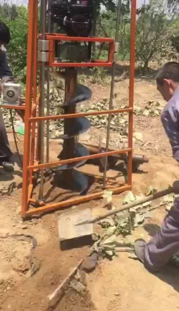15hp Gasoline Engine Tripod Earth Auger Hole Digging Machine - Buy 15hp ...