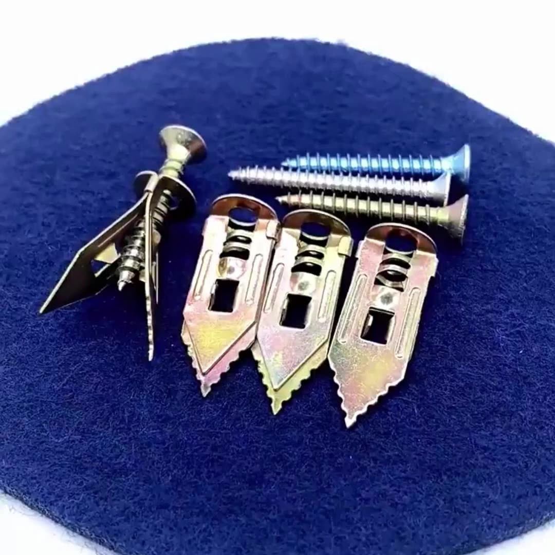 Hammer Drive Metal Anchor New Hammer-in Plasterboard Fixing /safety ...