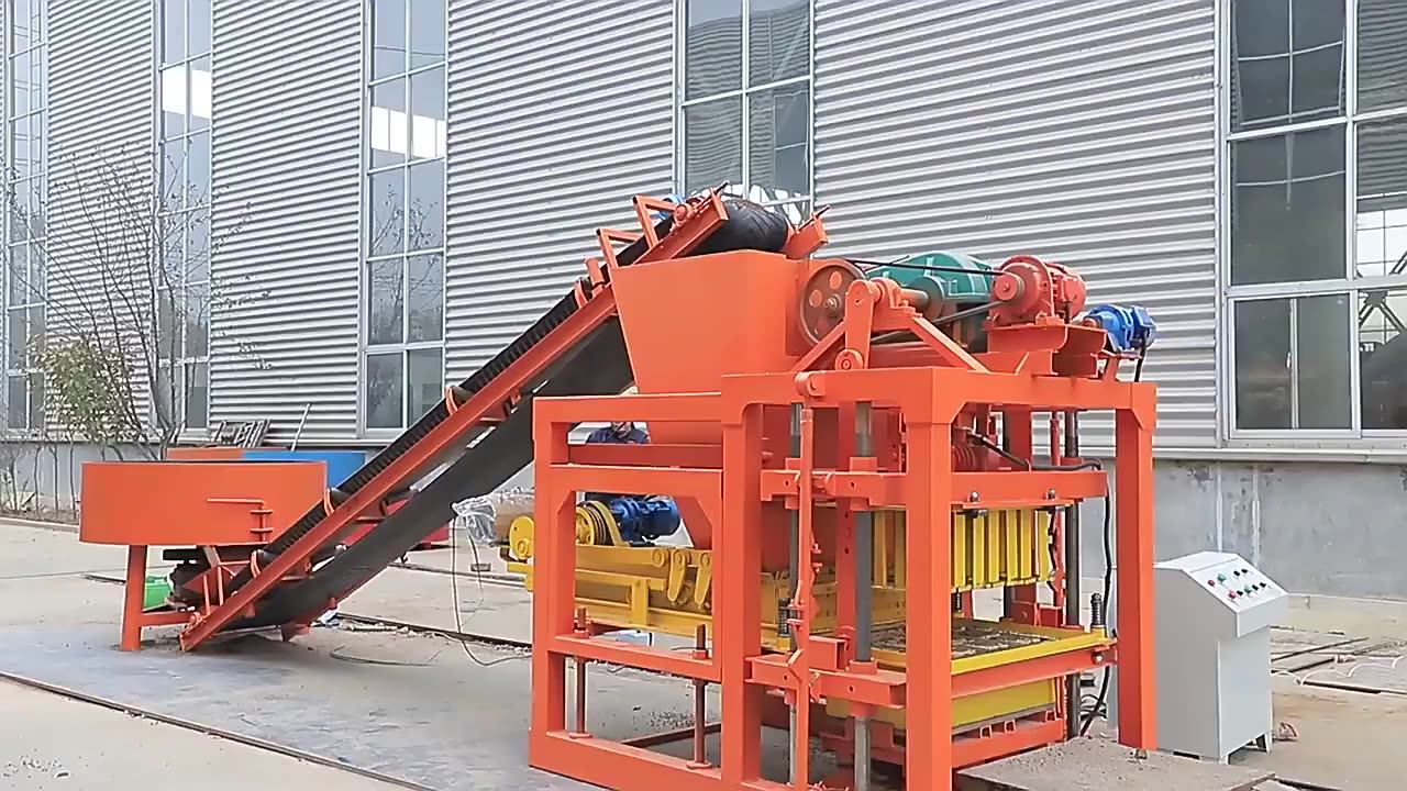 Hydraulic Press Machine Pavement Brick Making Machine/qtj4-28 Paver ...