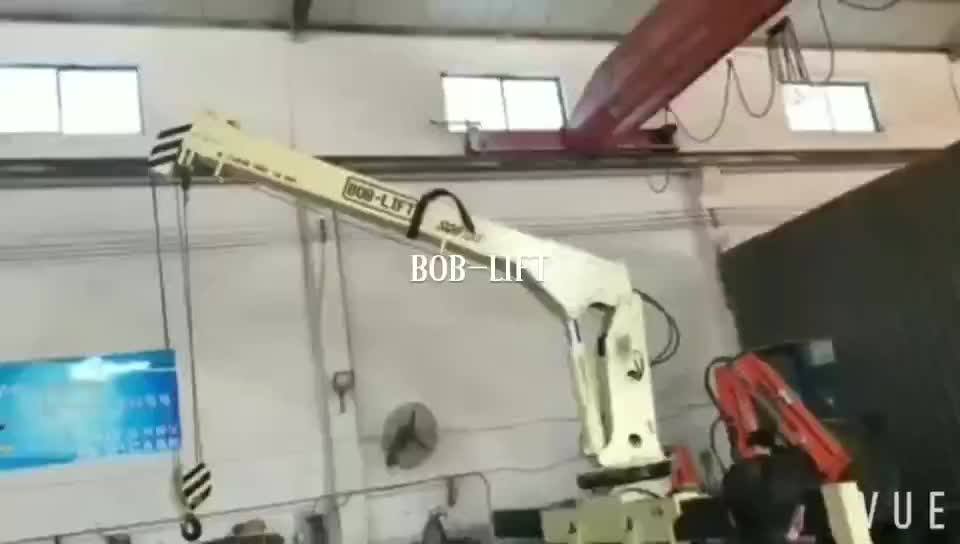 Articulated Boom Self Loader Crane Truck Mounted Hydraulic Mobile Crane ...