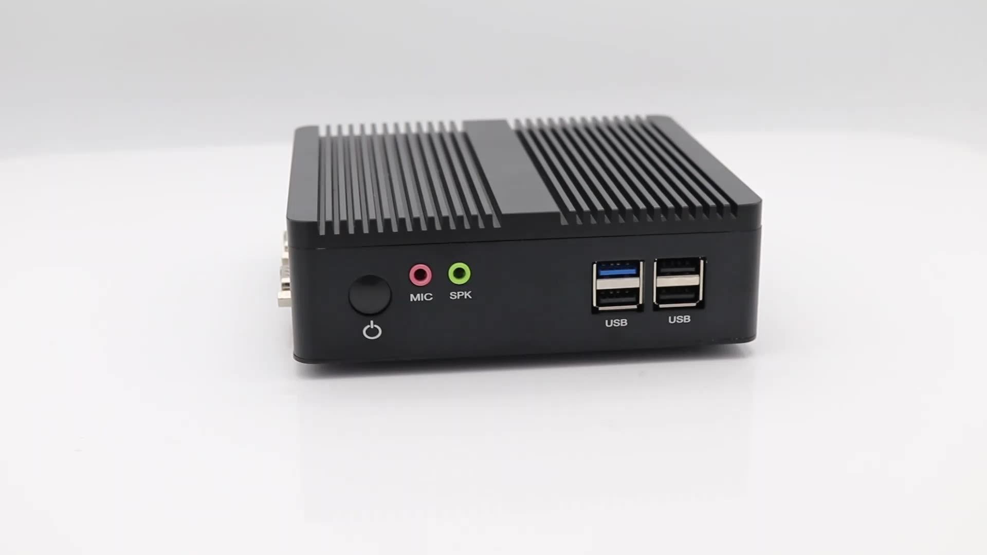 Topton Cheap Fanless Mini Pc Cele-ron J4125 Quad Core Ddr4 M.2 Ssd ...