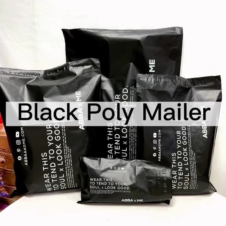 Custom Plastic Bag Printed Logo Colored Poly Mailer For Delivery ...