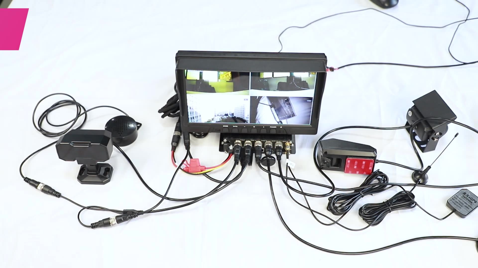 Bus Truck Ai Facial Recognition Voice Warning Adas Dsm Camera 1080p 4 ...