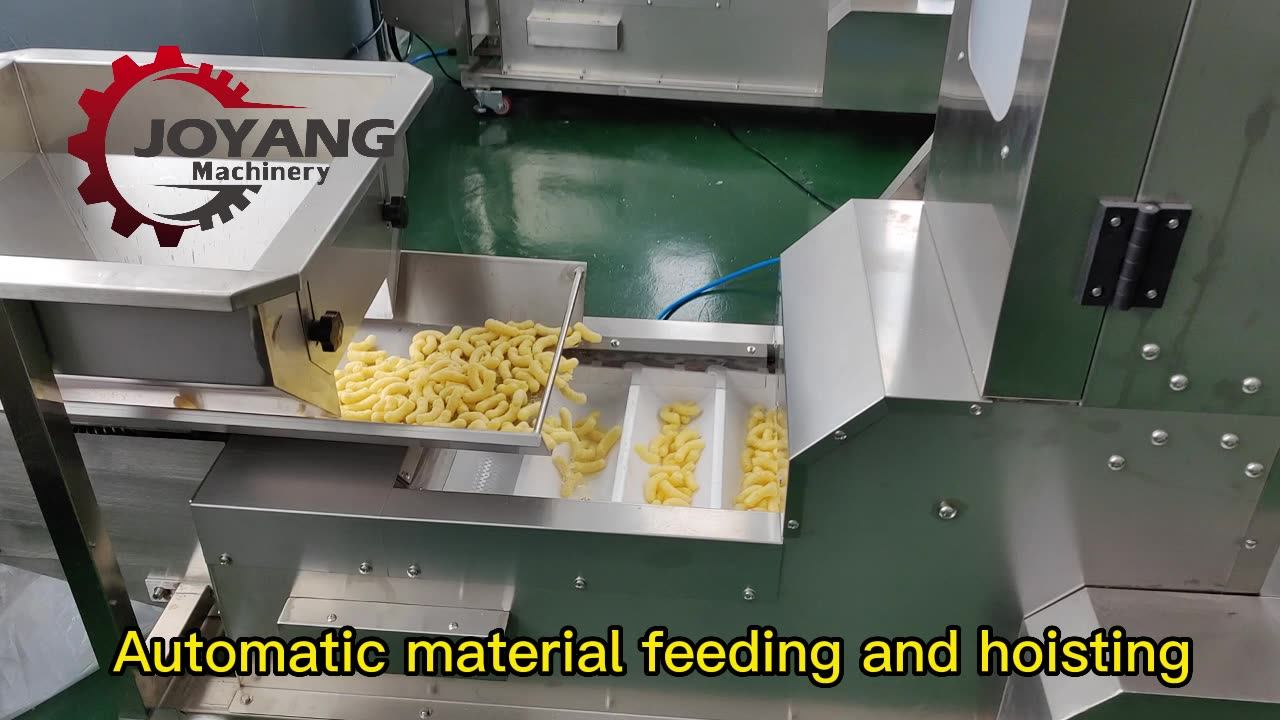 Automatic Sus304 Crispy Puff Corn Making Machine Twin Extruder Snack ...
