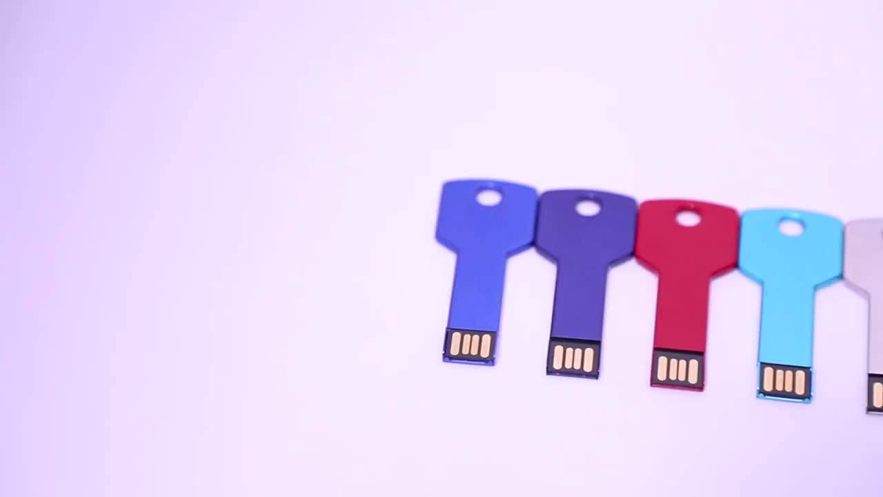 Usb Key With Custom Logo/wholesale Key Shape Usb Flash Drive For ...