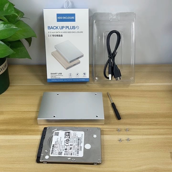 Metal Hdd Case Usb 3.0 External 2.5 Inch Hdd Enclosure Aluminum Hard ...