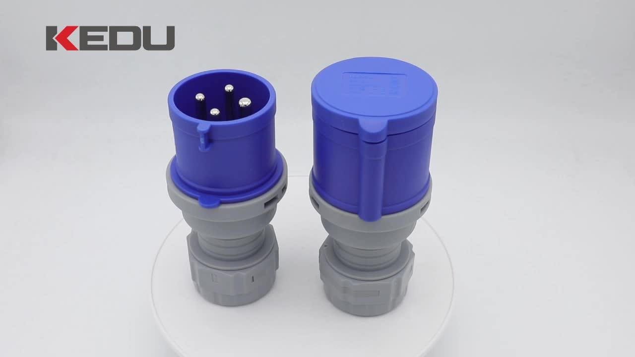 Kedu P441 P02149 16a 32a Ip44 4 Pin Industrial Electrical Plug And ...