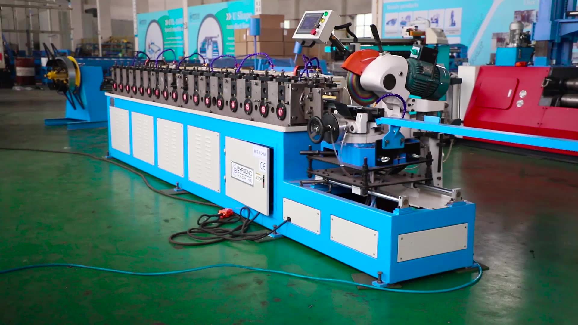 Hvac Duct Former Machine Tdc Flange Roll Forming Machine For ...