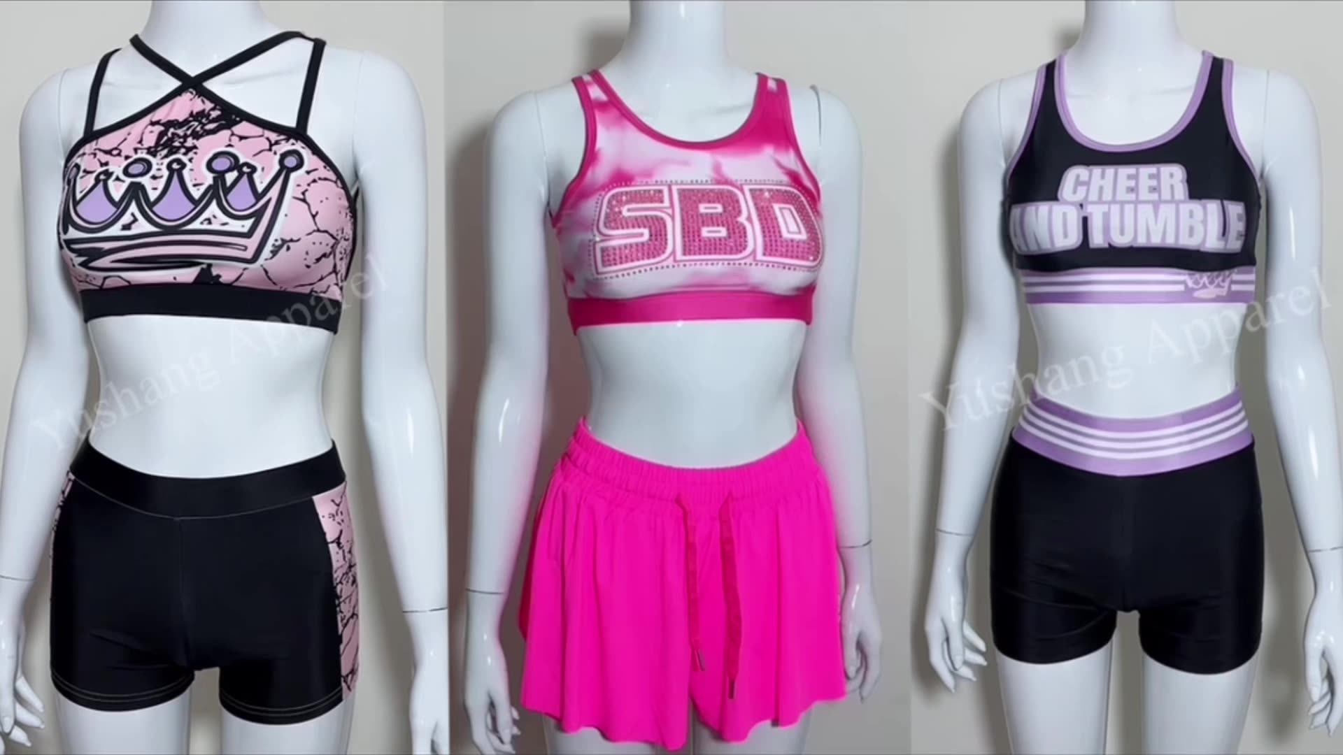 Kids Cheer Outfit Cheerleading Uniforms Sublimated Cheer Uniform ...