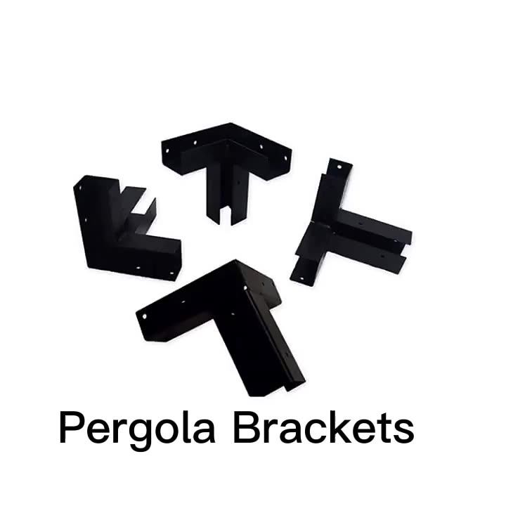 Custom Oem Aluminium High Quality Pergola Corner Brace Outdoor Use 3 ...