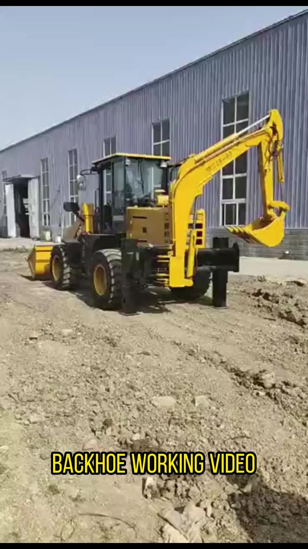Pelle Rétrocaveuse Mini Skid Steer Avant Utilisé Tracteurs Avec ...