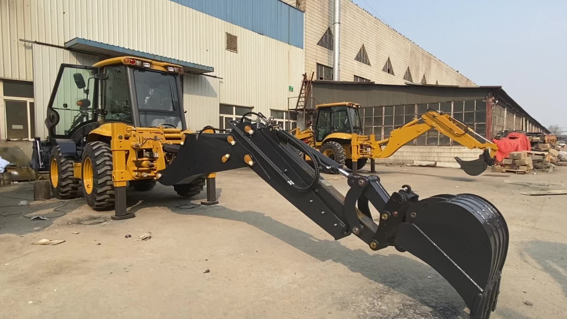 3cx 4cx Mini Backhoe Loader Compact 2.5 Ton Backhoe Excavator Loader ...