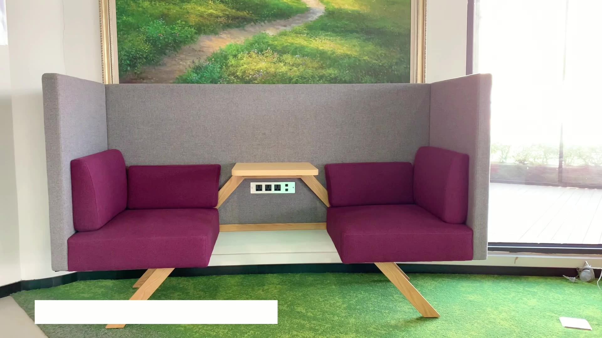 Modern Hotel Living Room Seating Partition Couch Sofa Desk Set Designs ...