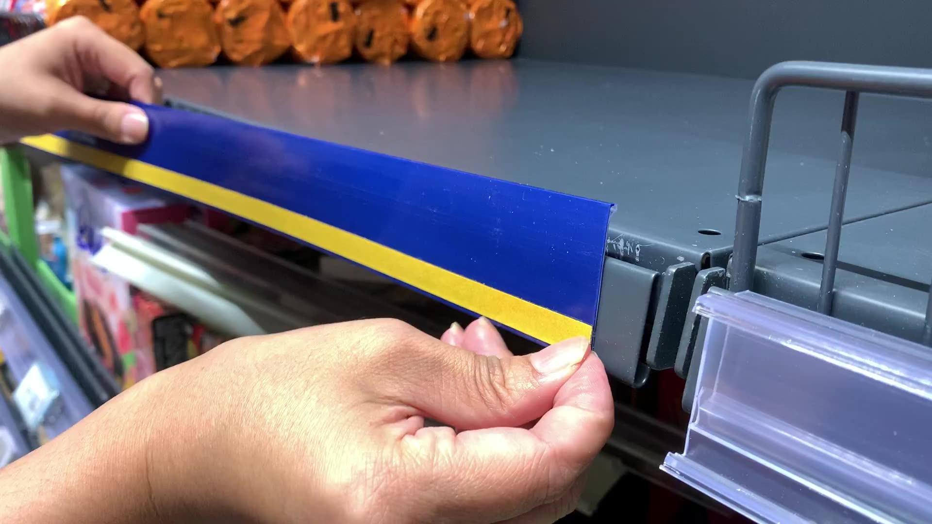 Hot Selling Magnetic C Channel Pvc Label Holder Locker Label Magnetic ...