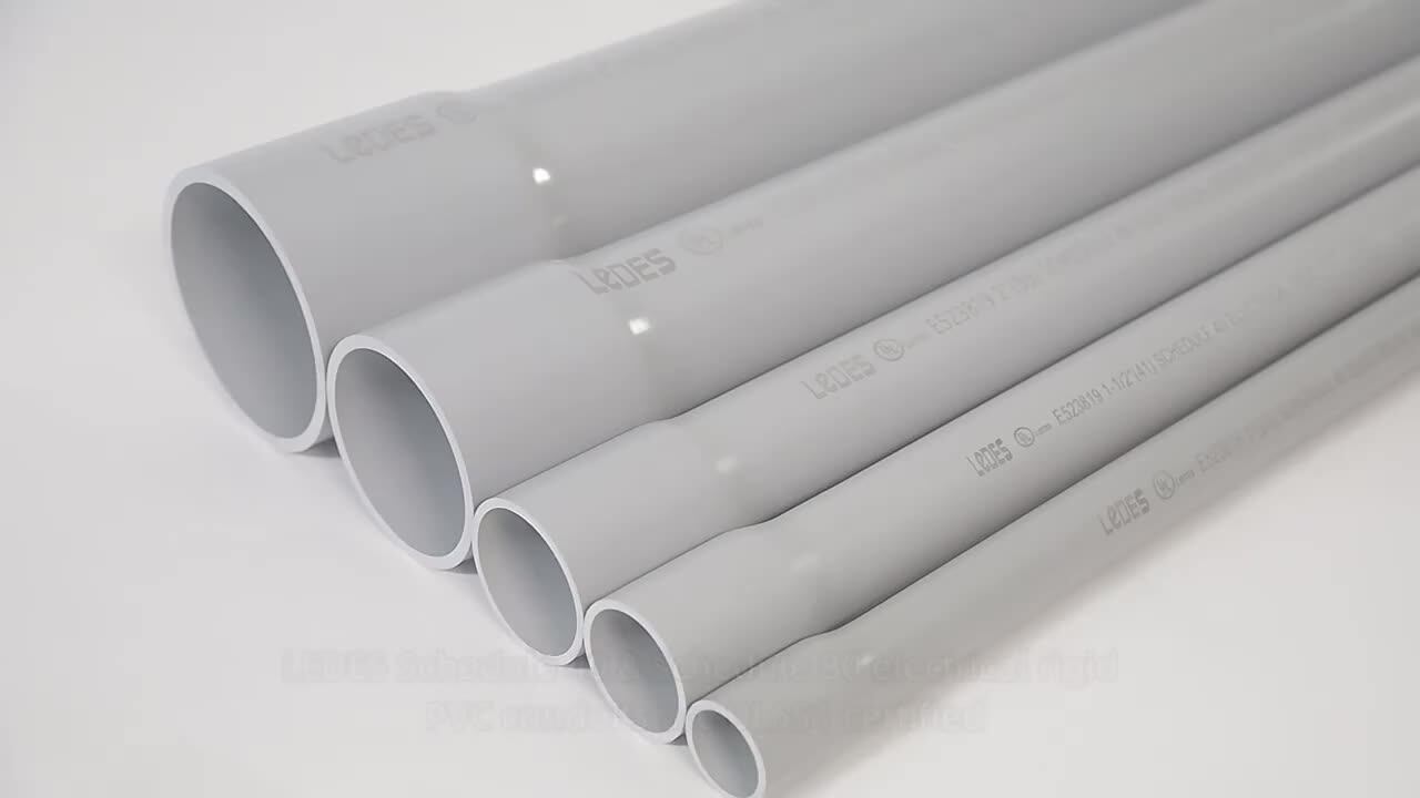 Ledes Ul Standard Pvc Electrical Conduit Sch 40 Pvc Pipe 25mm Rigid ...