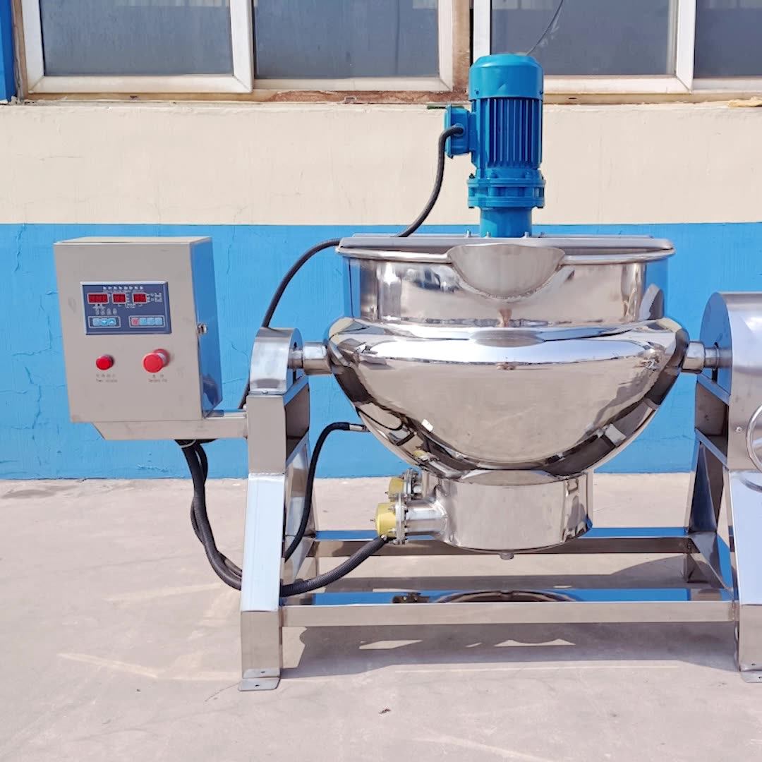 Fixed Stand Cane Syrup 20 Liter Double Wall Cooked Electric / Gas Line ...