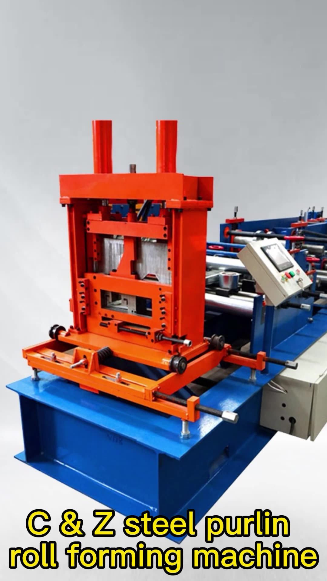 Galvanized Steel Profile C Channel Cold Roll Forming Machine Roll ...