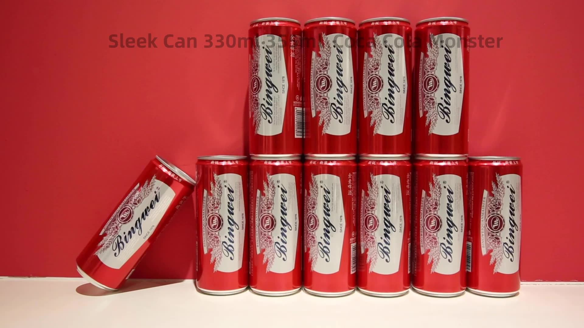 Sleek 330ml 11.5oz Empty Blank Or Printed Aluminum Cans For Sale - Buy ...