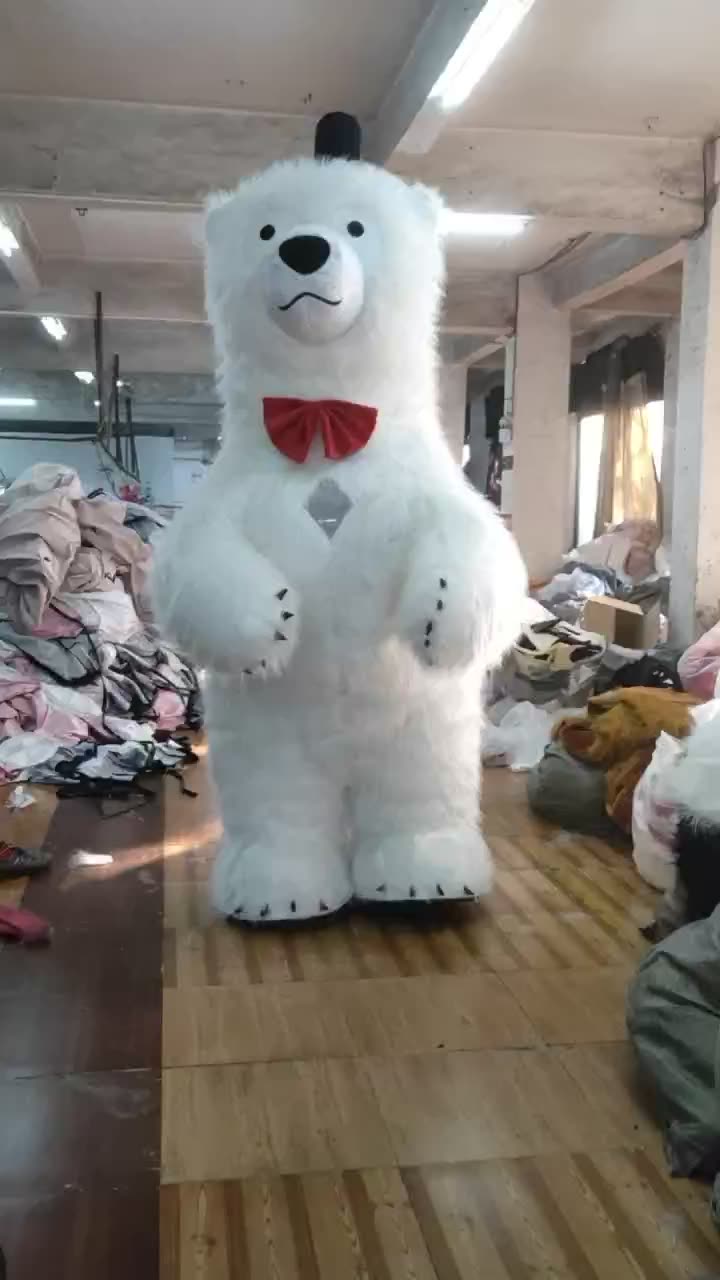 Лидер Продаж! Надувной Костюм Белого Полярного Медведя На Хэллоуин ...