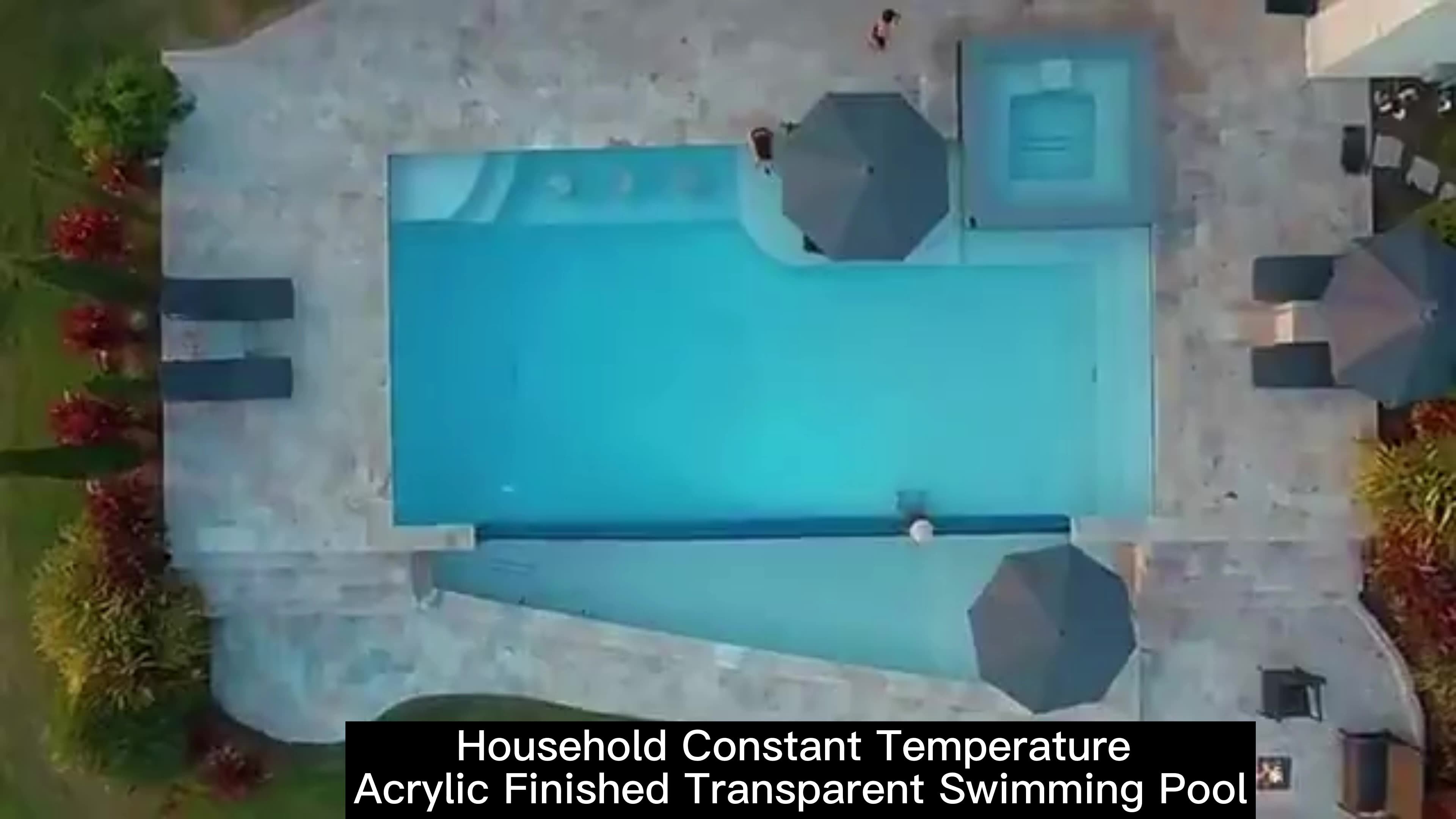 Aupool Corner Hot Sale Acrylic Above Ground Pool Cost Acrylic Pool ...