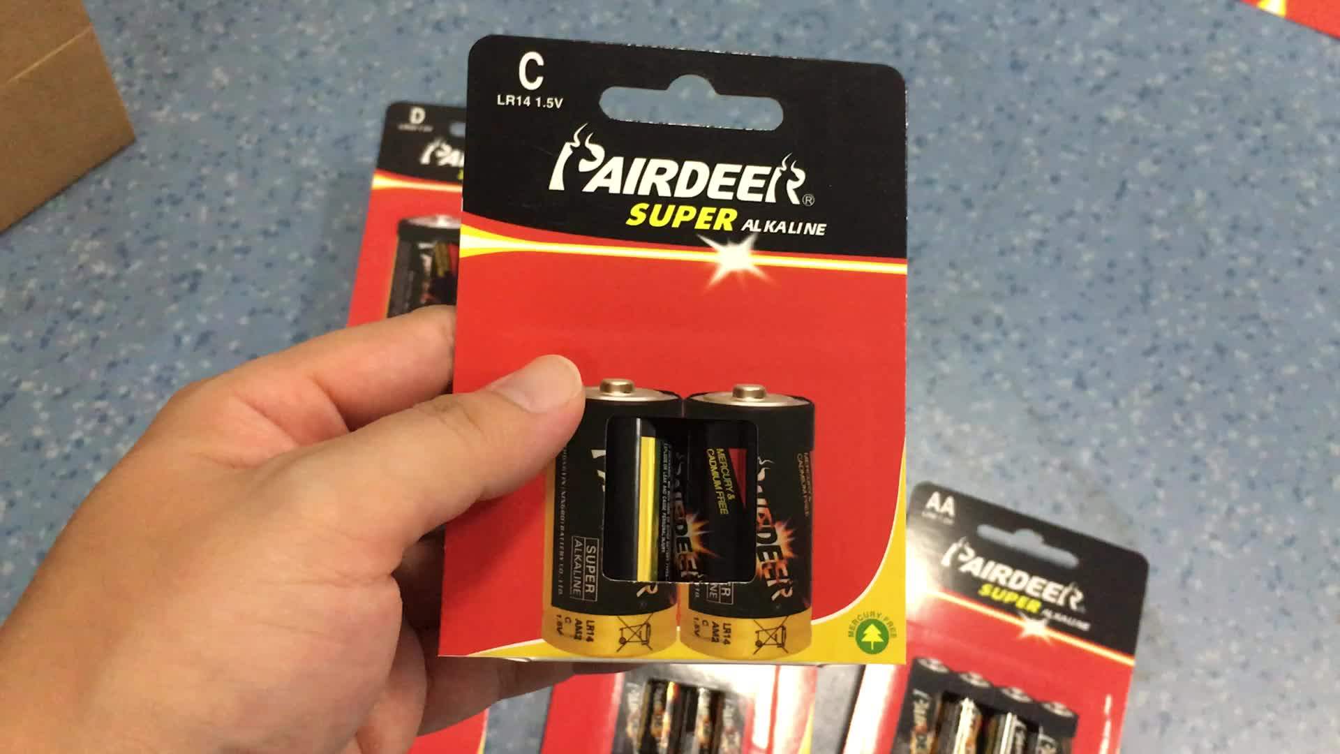 Latest product 1.5V LR14 C Size Super Alkaline alkaline battery lr14 1 ...