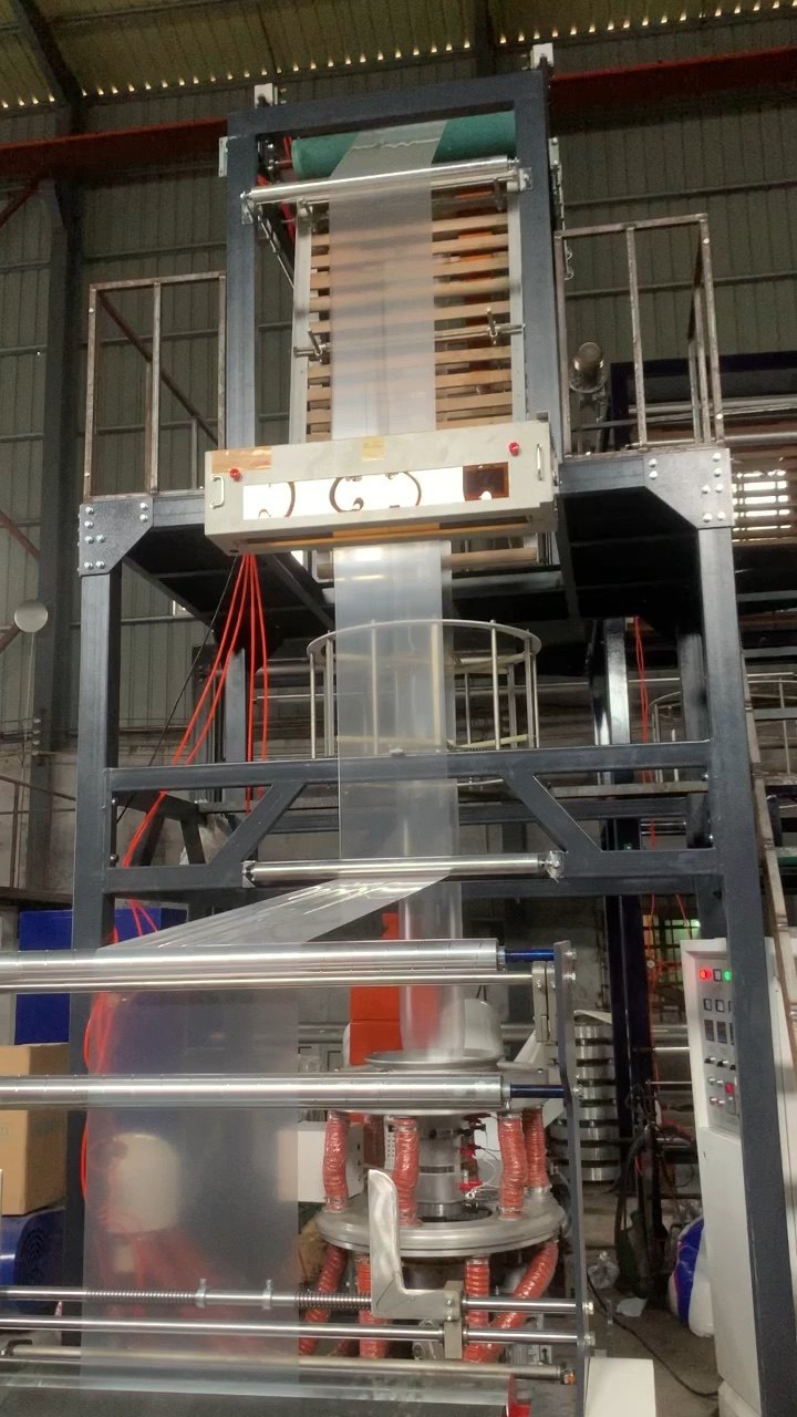 Single Layer Polyethylene Plastic Pe Film Blowing Machine - Buy Pe Film ...