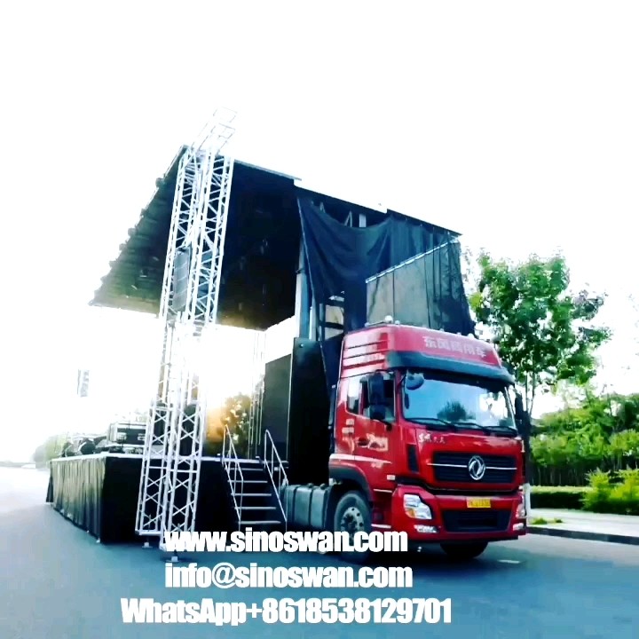 Mobile Hydraulic Stage Truck - Buy Trailer Mobile Stages For Sale,Stage ...