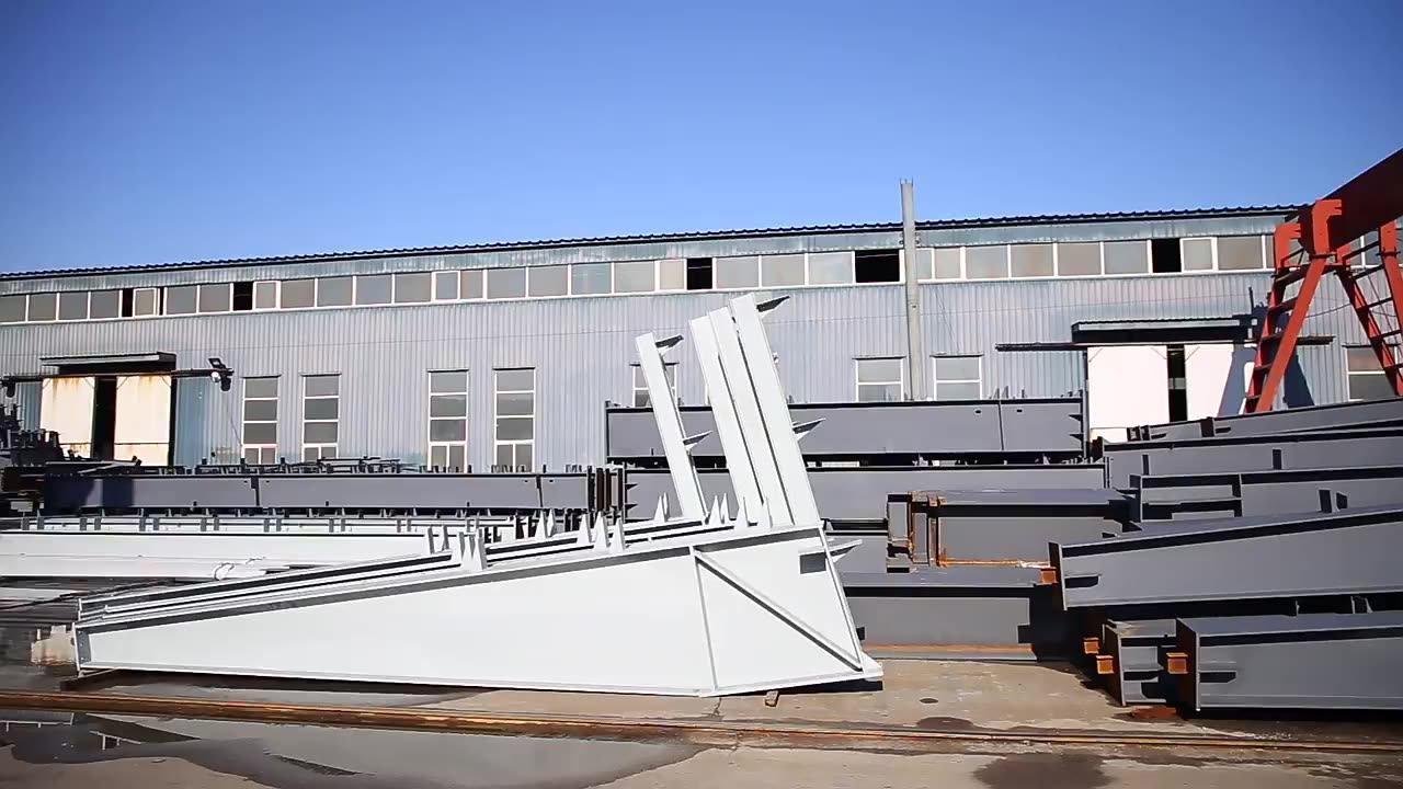 Modern Prefab Metal Building Construction Prefabricated Steel Structure ...