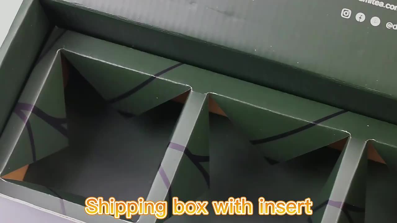 Recycled Mailer Box And Dividers Custom Printed Luxury Corrugated Paper ...