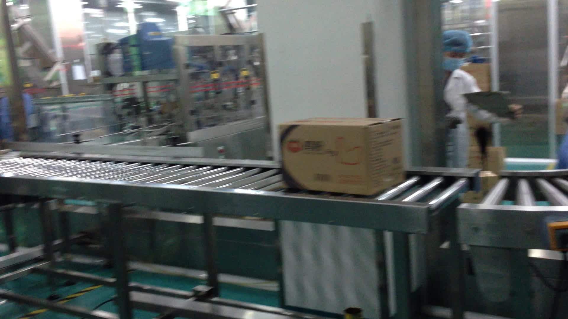 Customized Powered Roller Conveyor For Carton/corrugated Box Production ...