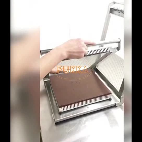 Manual Type 20mm Chocolate Block Cutting Machine/ Double Arm Chocolate ...