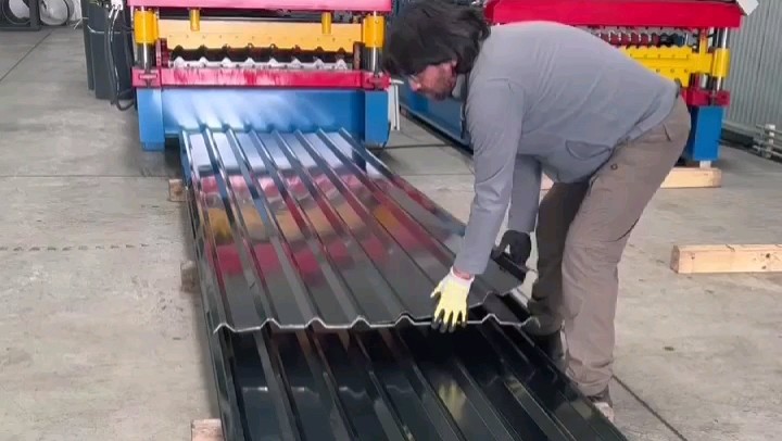 Aluzinc Wave Roofing Sheets Corrugated Ibr Wall Panels Single Deck Cold ...