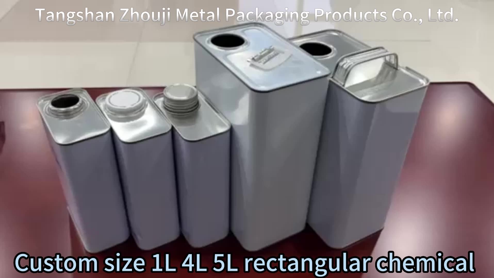 1gallon 4l 5l Square Tin Can Assembly Top Bottom F-style Tin Can Top ...
