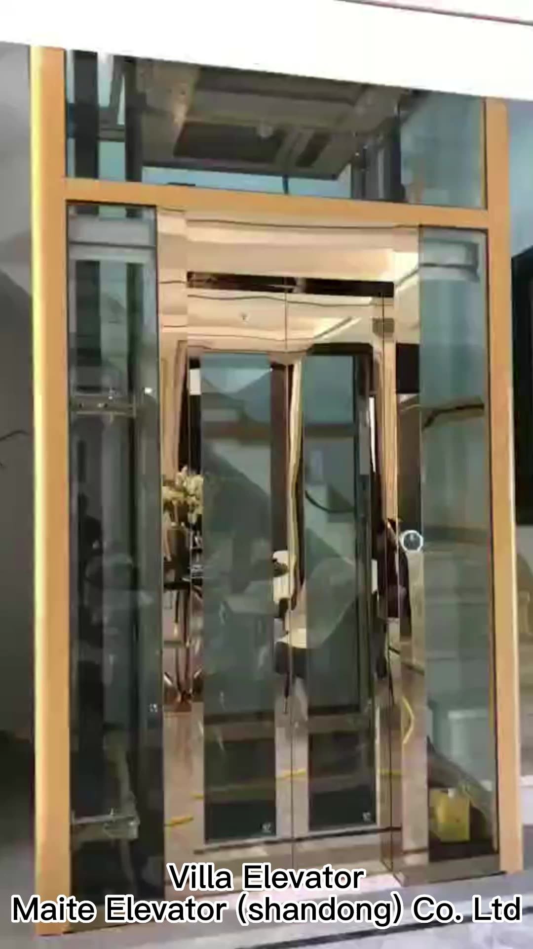 2-4 Floors 300kg Ce Certificated Home Elevator Luxury Observation ...