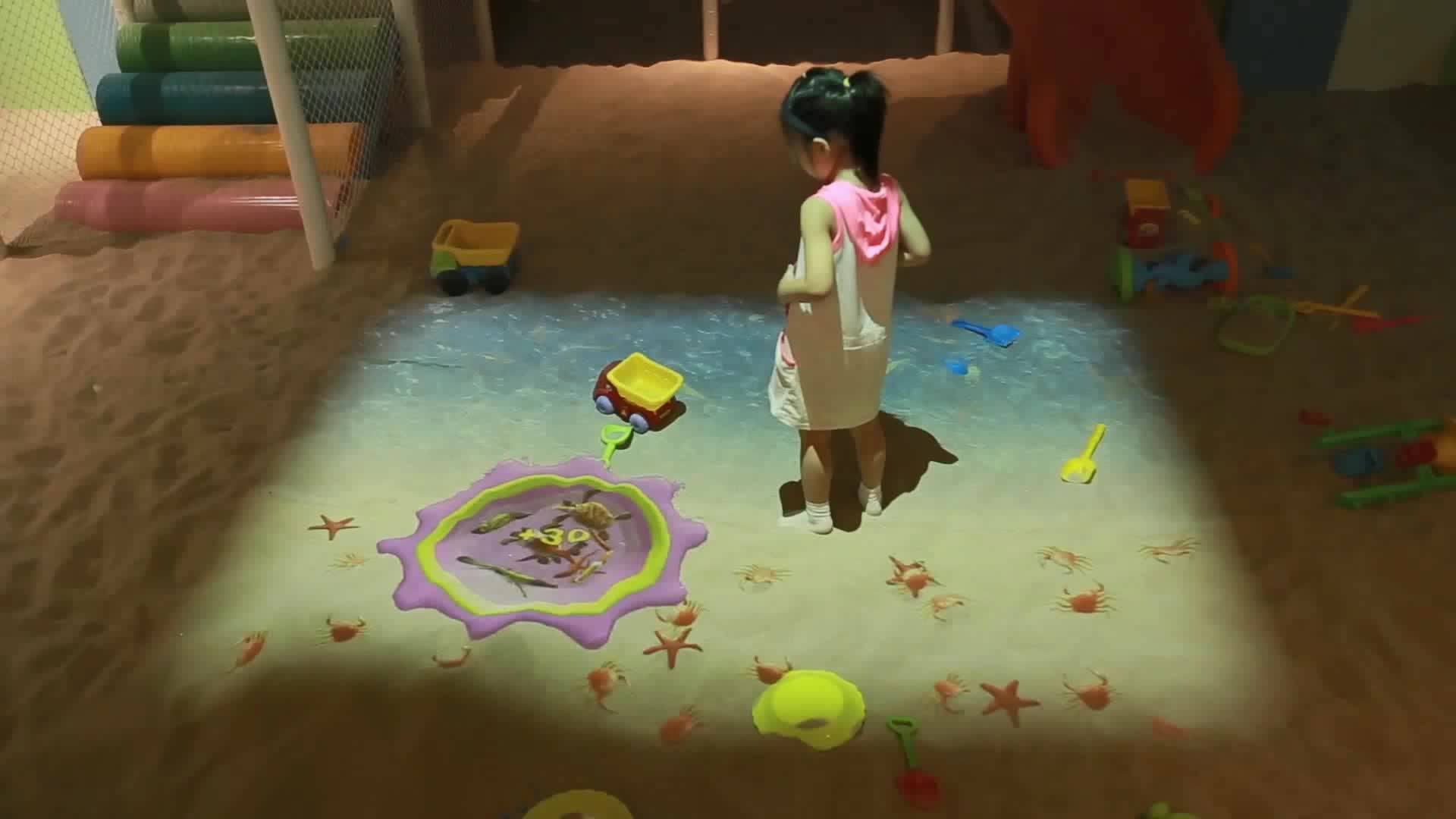 Indoor Playground Interactive Sand Pool Projection System - Buy ...