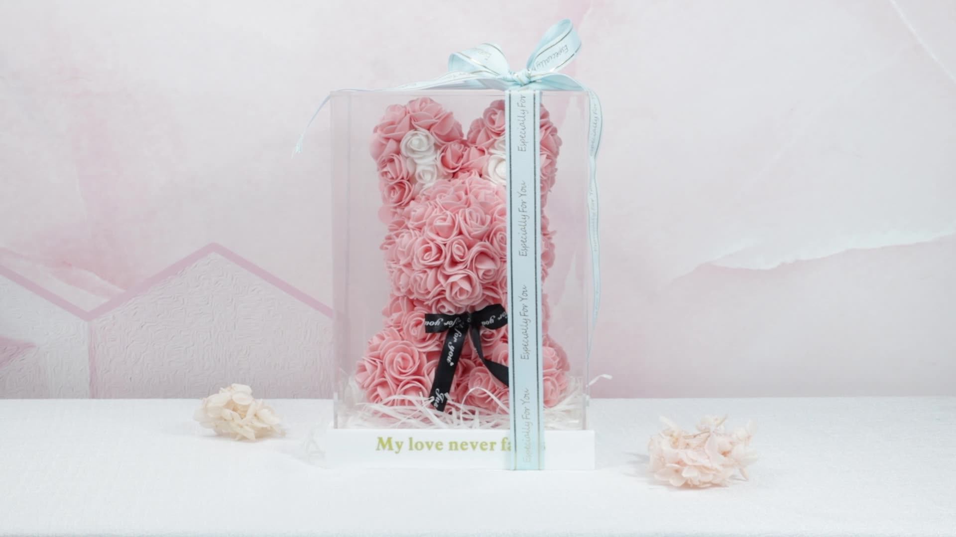 Personalized Large Clear Acrylic Keepsake Box Perspex Christening Gift ...
