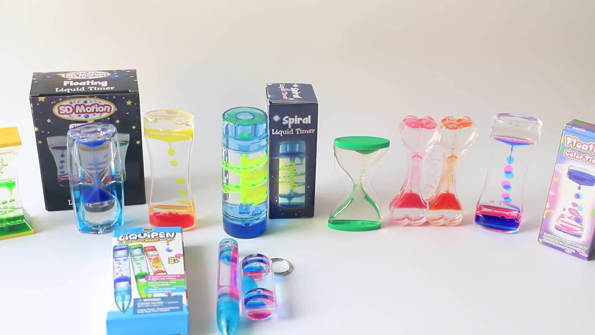 New Products Drop Drip Fidget Toys With Logo Bubble Liquid Timer ...