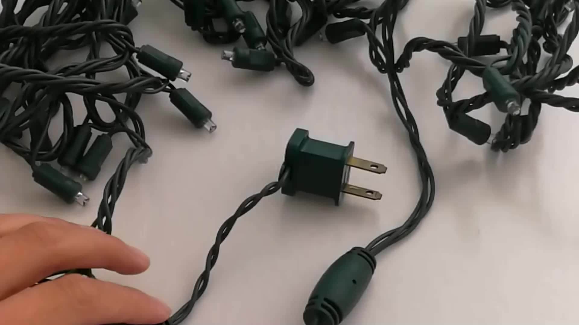 110v Green Wire 70 Leds 5mm String Lights Indoor Outdoor Christmas ...