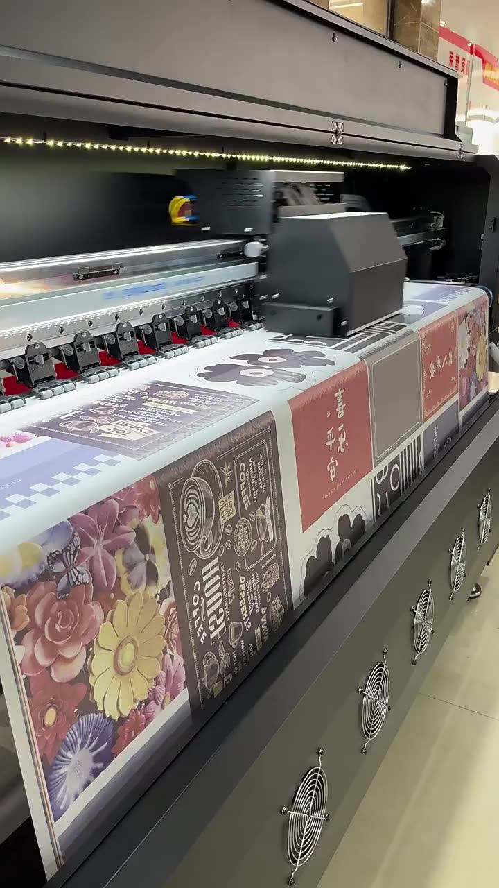 The Most Advanced 1.9m Wide Thermal Transfer Printer: Equipped With 6 ...