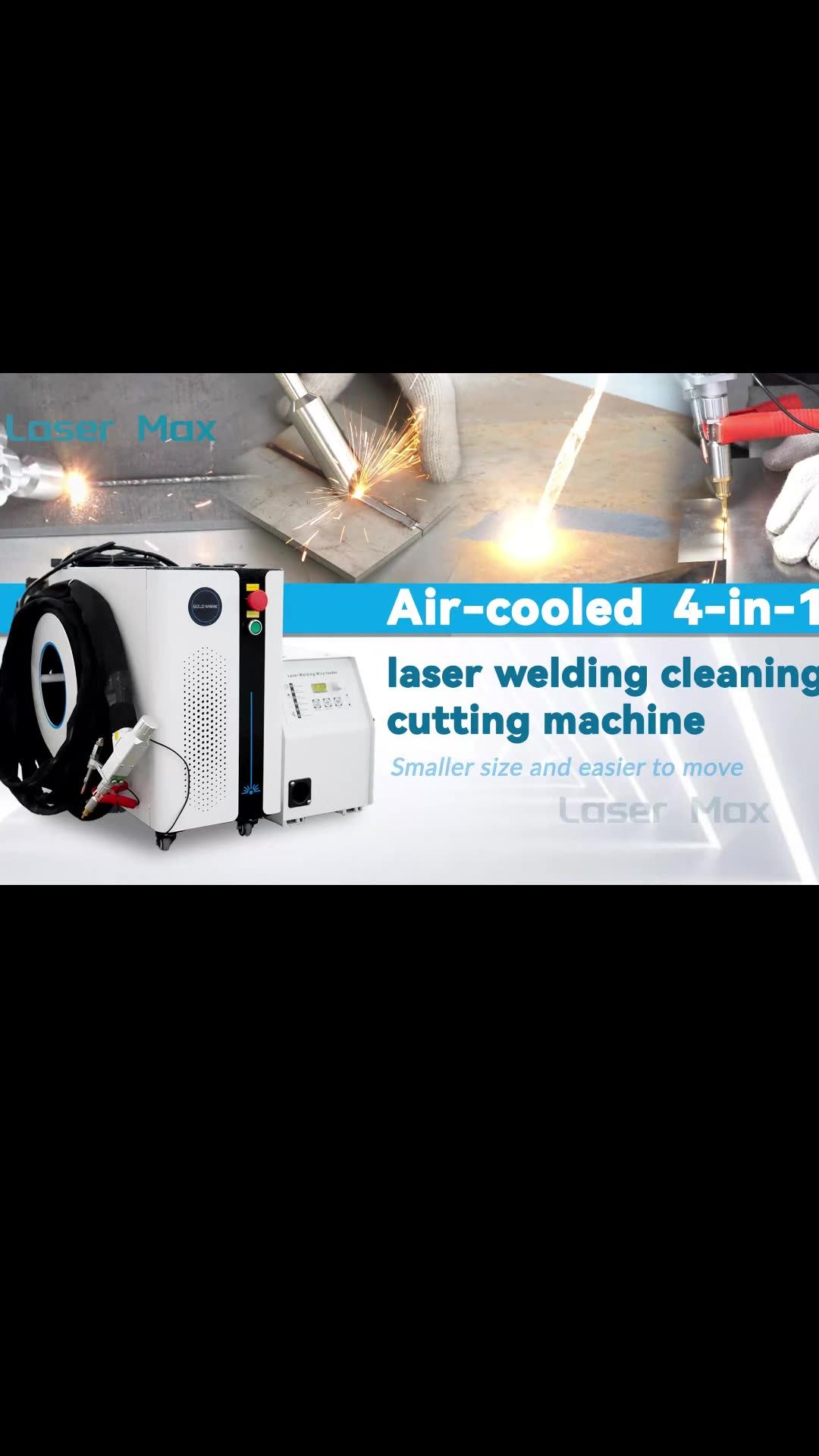 4 In 1 Multifunction Weld Aluminium Laser / Titanium Laser Welder ...